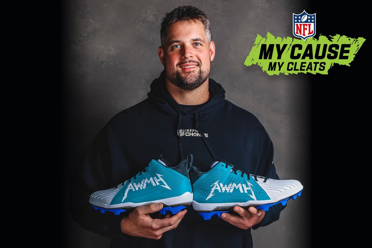 **LA Rams Rob Havenstein Game Worn AWMH Cleats** | Powered by Givergy