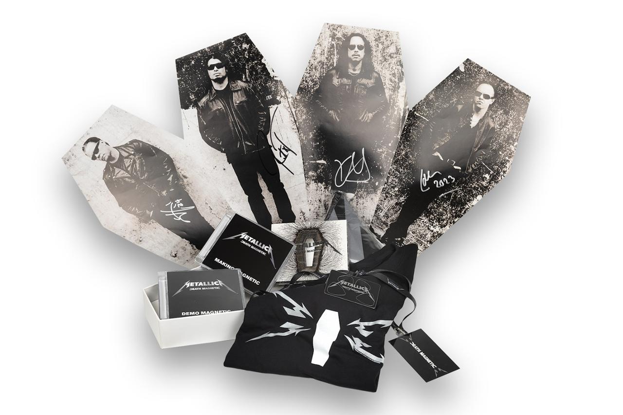 **Metallica Signed Death Magnetic Coffin Box** | Powered by Givergy